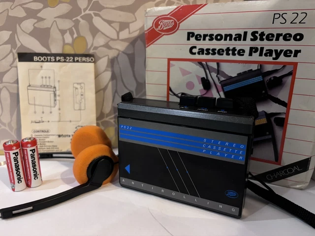 SERVICED BOXED BOOTS PSR22 Personal Stereo Cassette Walkman NEW BELT £ ...