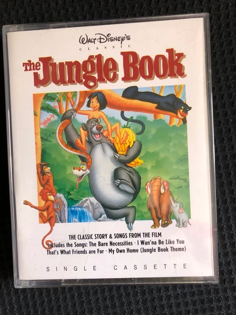 AUDIO BOOK JUNGLE Book Walt Disney Classic story book & songs from film ...