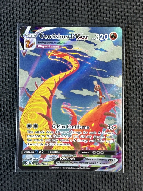 POKÉMON CARD CENTISKORCH VMAX Lost Origin SWSH FullArt Trainer Gallery TG15/TG30 EUR 0,60 ...
