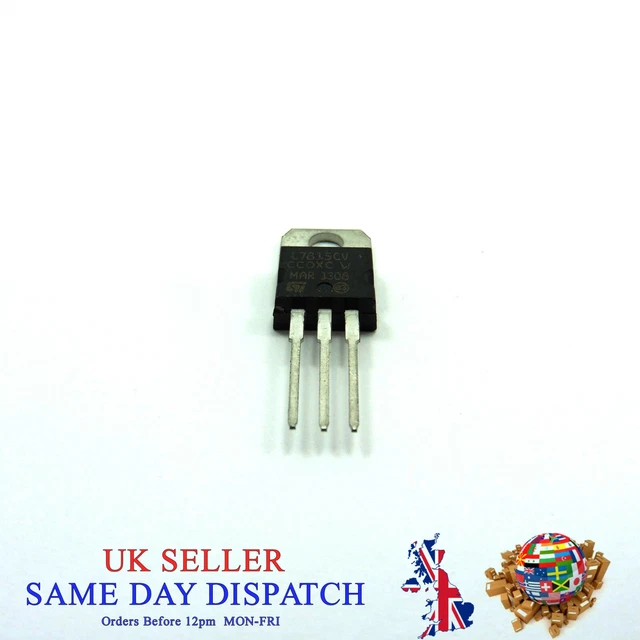 12V 1.5A POSITIVE Linear Voltage Regulator Transistor TO-220 Fix L7812CV EUR 2,43 - PicClick DE