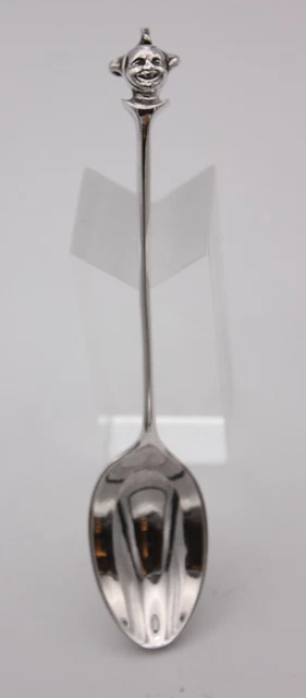 RARE ELKINGTON JOVIAL Jester Sterling Silver Spoon Hallmarked ...