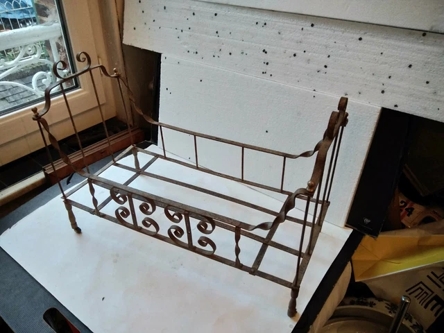 ANCIEN LIT DE Poupee En Fer Forgé Napoléon 3 / 1900 Old Iron Doll Bed EUR 50,00 - PicClick FR