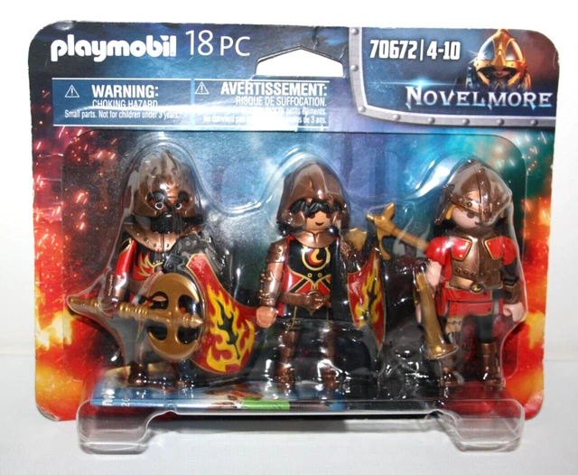 PLAYMOBIL 70672 LOT De 3 Chevaliers Novelmore Burnham Raiders EUR 14,90 ...