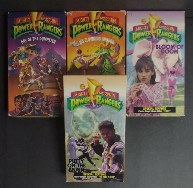 MIGHTY MORPHIN POWER Rangers VHS Lot Of 4 EUR 13,29 - PicClick DE
