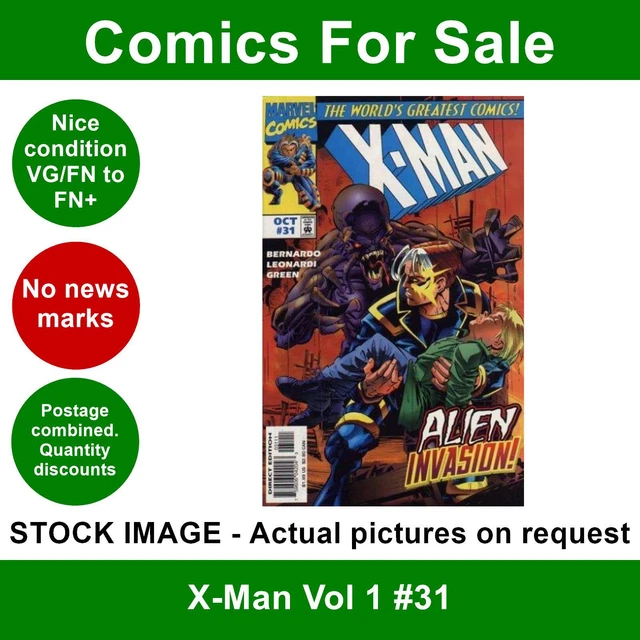 MARVEL X-MAN VOL 1 #31 comic VG/FN+ 01 October 1997 £3.99 - PicClick UK