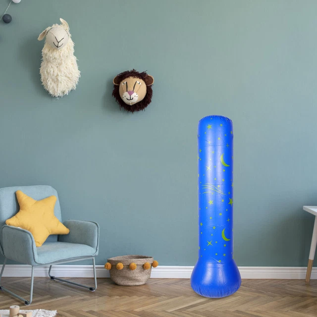 PUNCHING COLUMN FREE Standing Boxing Inflatable Boxing Column Workout ...