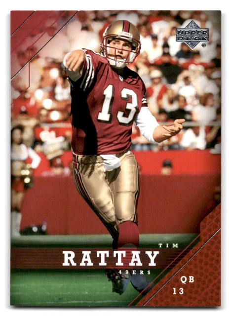 TIM RATTAY 2005 pont supérieur FOOTBALL #158 San Francisco 49ers EUR 1 ...