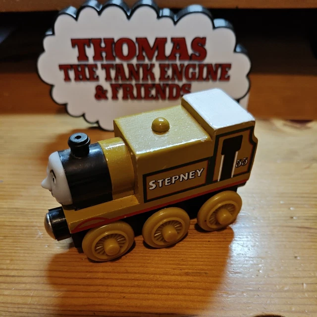 THOMAS AND FRIENDS Wooden Railway Train Stepney 2003 Learning Curve £19 ...