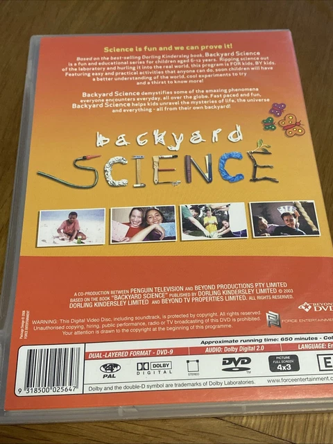 BACKYARD SCIENCE SERIES 1 Season One Dvd Region 4 Acceptable See ...