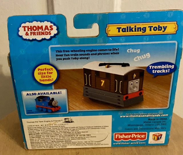 THOMAS & FRIENDS Fisher-Price TrackMaster Preschool Talking Toby 2008 ...