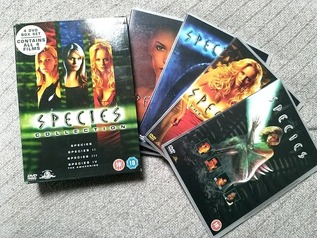SPECIES COLLECTION 1-4 - Box Set DVD UK PAL EUR 10,44 - PicClick IT