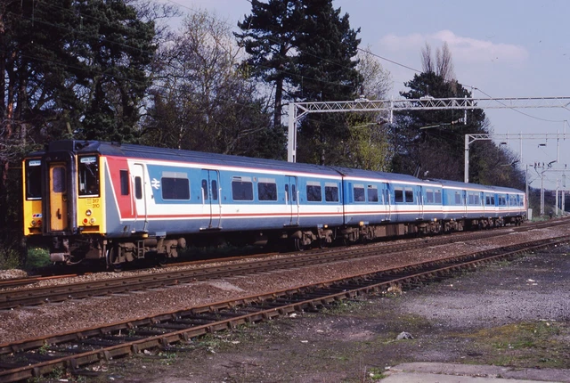 ORIGINAL 35MM RAIL Slide Class 317 EMU 317310 Berkswell 11 4 1988 ...