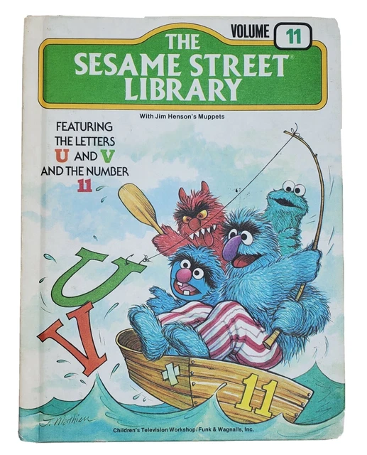 THE SESAME STREET Library Muppets Volume 9 Book Only Letter S Stories ...