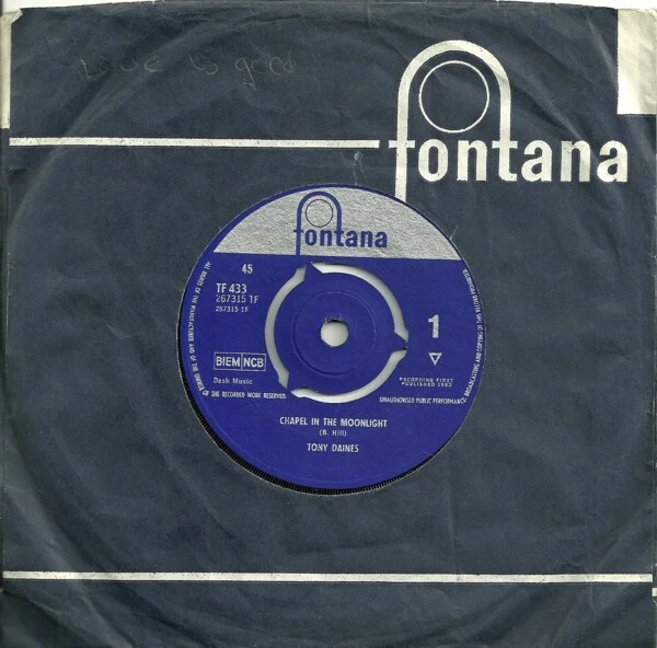 TONY DAINES - Chapelle au clair de lune (7") EUR 11,93 - PicClick FR