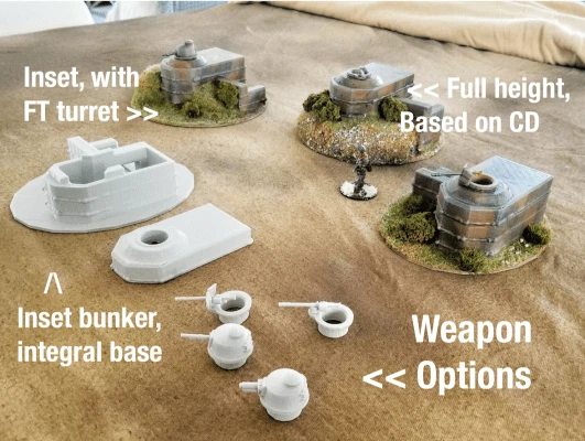 54MM/1:32ND SCALE BOLT Action FDM WW2 Tobruk Bunker $45.00 - PicClick CA