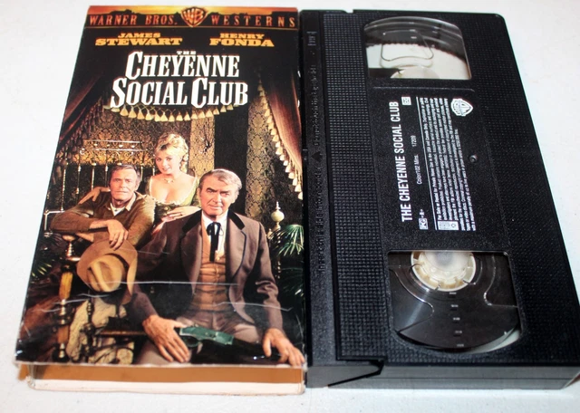 THE CHEYENNE SOCIAL Club (VHS) James Stewart, Henry Fonda, Fancy House ...