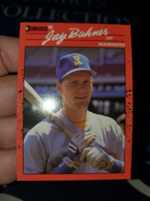 1990 DONRUSS #379 Randy Johnson Seattle Mariners & #448 JAY BUHNER COUR ...