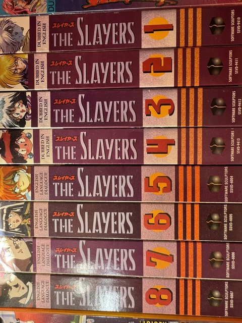 THE SLAYERS ANIME Set Vol. 1-8 VHS English Dubbed & English Lang £34.46 ...