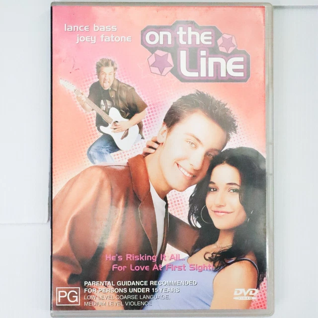 ON THE LINE (DVD, 2001) Lance Bass, Emmanuelle Chriqui - Romance Comedy ...
