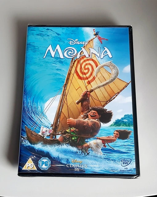 WALT DISNEY: MOANA DVD: Disney's 55th Animated Feature: New & Sealed ...
