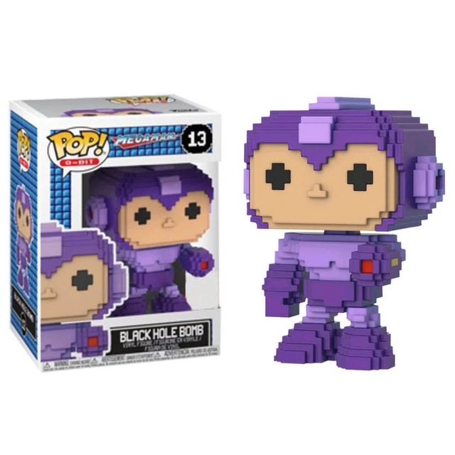 MEGA MAN BLACK Hole Bomb US Exclusive 8-bit Pop! Vinyl Stylized Action ...