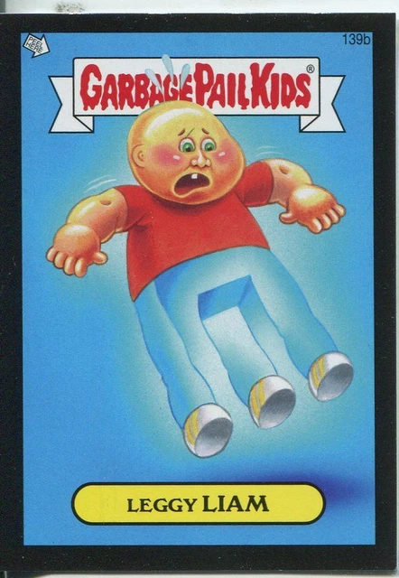GARBAGE PAIL KIDS Mini Cards 2013 Black Parallel Base Card 139b Leggy ...