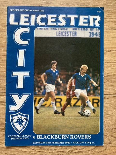 LEICESTER CITY FOOTBALL Programme 1982 Gary Lineker £3.83 - PicClick UK