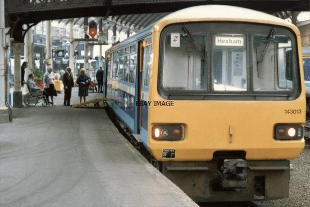 PHOTO CLASS 142 Dmu Loco No 143013 At Newcastle 1988 £2.35 - PicClick UK