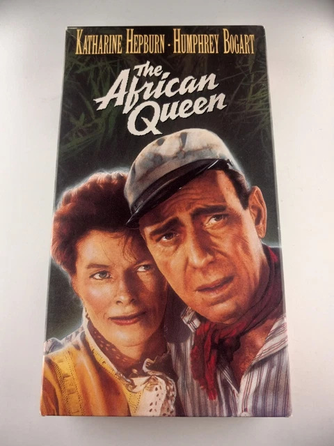 THE AFRICAN QUEEN (VHS) 1951 Humphrey Bogart, Katharine Hepburn TESTED ...