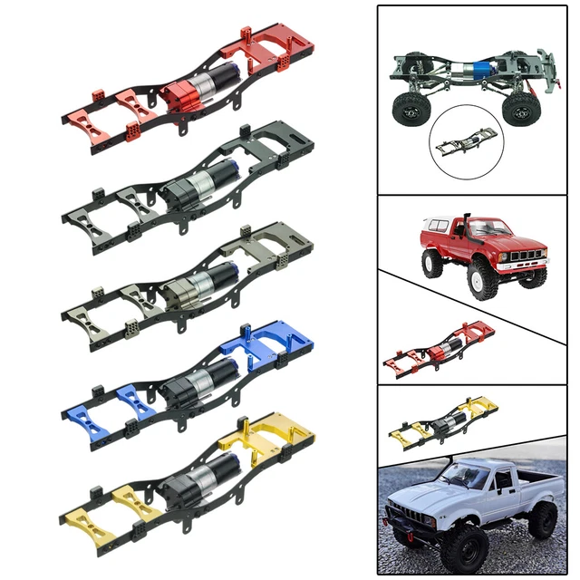 UPGRADE METAL CHASSIS Frame Body Kit for WPL C14 C24 1/16 Truck Car DIY ...