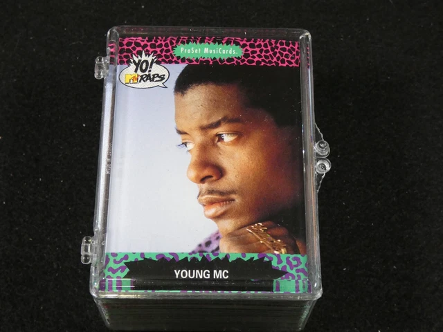 1991 PRO SET Yo! MTV Raps Complete Series 1 100 Trading Card Set RUN ...