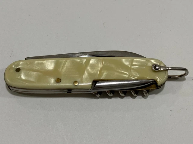VINTAGE RICHARTZ SOLINGEN "Whale" Brand Multi Tool Pocket Knife $15.00 ...