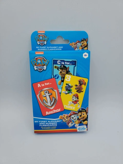 PAW PATROL ALPHABET Flashcards Card Game For Kids Aged 4+ - NEW UK £4. ...