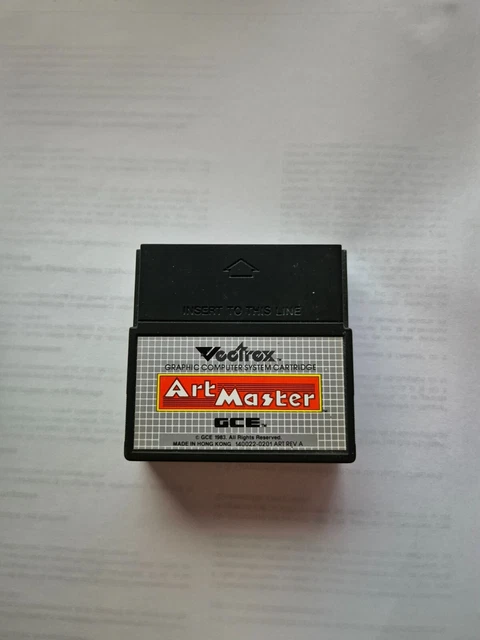 CARTOUCHE DE JEU vidéo Vectrex Artmaster EUR 200,00 - PicClick FR