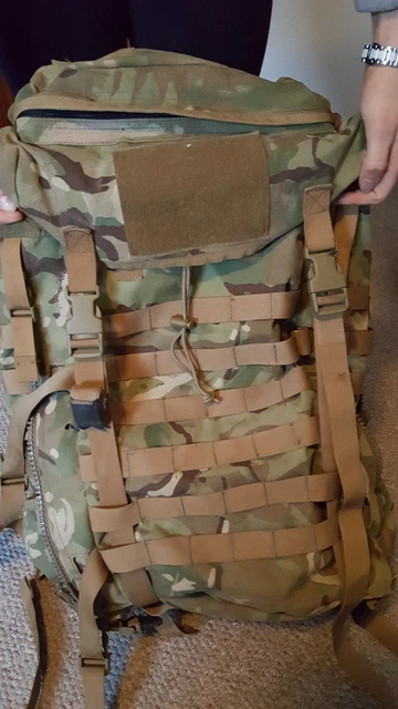 BRITISH ARMY 45L mtp daysack (PRI Infantry burgen military issue) £57. ...