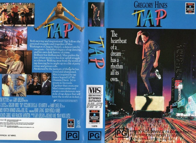 TAP -GREGORY HINES &Sammy DavisJr -VHS-PAL-NEW-Never played!-Original ...
