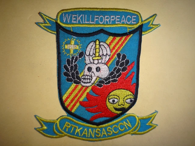 VIETNAM WAR US 5th Special Forces Group MACV-SOG RT KANSAS CCN Patch £ ...
