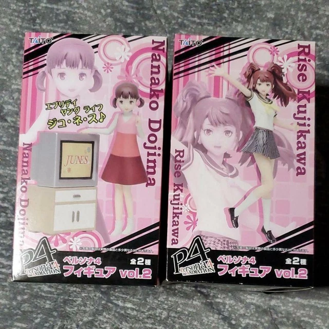 PERSONA 4 NANAKO Dojima & Rise Kujikawa Figura 2 Set TAITO Divertimento limitato EUR 145,31 ...