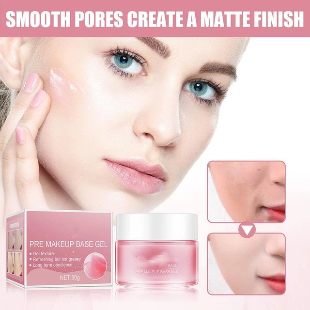 FACE GEL CREAM Invisible Pore Perfecting Base Primer Foundation Makeup ...