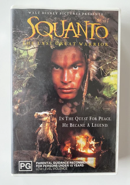 SQUANTO - LAST Great Warrior [VHS] Disney Home Video Big Box Ex-Rental ...