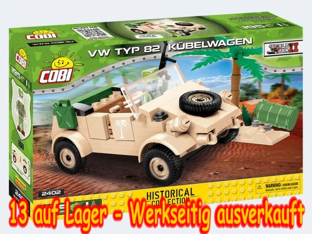 COBI 2402 - HISTORICAL COLLECTION - World War 2, WWII VW Typ 82 ...