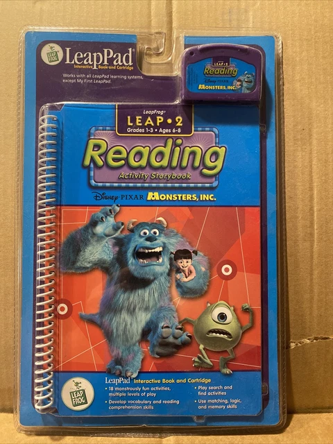 LEAPPAD LEAP 2 Reading Monsters Inc Interactive Book and Cartridge New ...