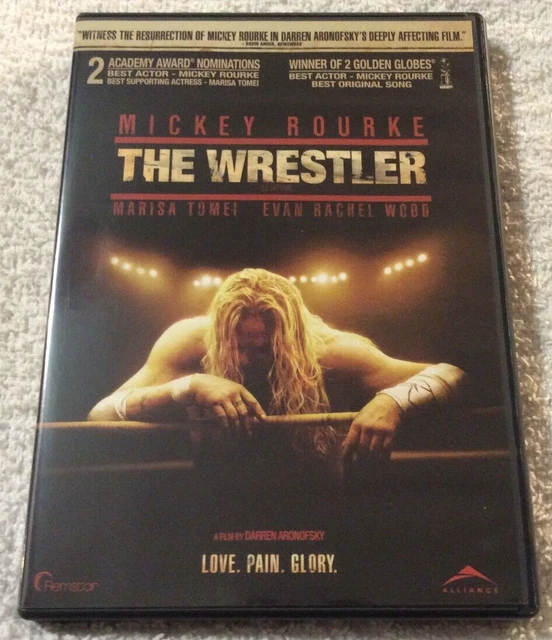 THE WRESTLER DVD 2008 Mickey Rourke Marisa Tomei Evan Rachel Wood $8.98 ...
