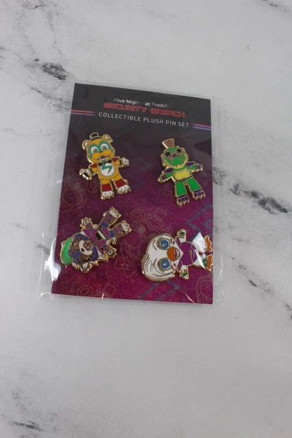 FNAF FIVE NIGHTS at Freddy's Security Breach Collectible Pin Set - 4 £ ...