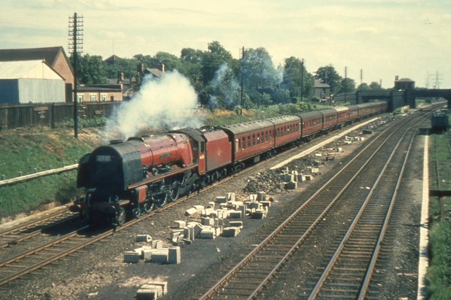 35MM RAILWAY SLIDE: COLOUR-RAIL: BRM 869: CLASS 8P: 46245 CITY OF ...