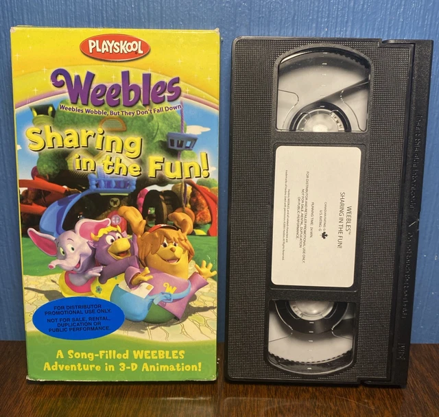 THE WEEBLES VHS Tape - Sharing in the Fun Playskool 2005 Release Kids ...