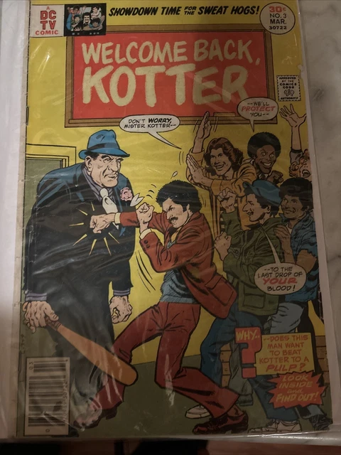 1976 MAR - Welcome Back Kotter #3 - DC Tv Comics John Travolta Vtg GC ...