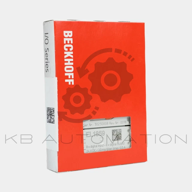 EL1859 BECKHOFF AUTOMATION EtherCAT Terminal, 8 DI + 8 DO, 24 V DC, 0.5 ...