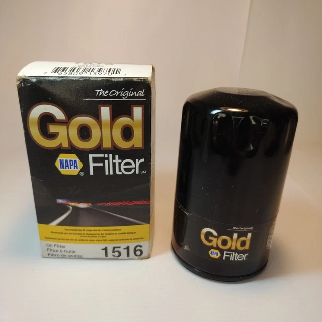 NAPA OIL FILTER Gold Filter 1516 Vintage $25.00 - PicClick AU