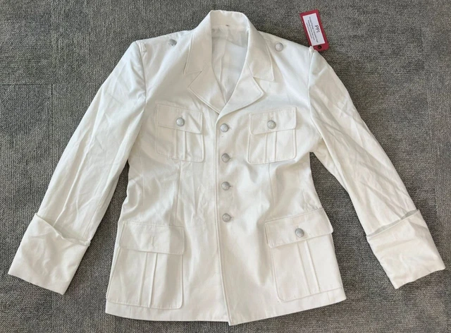 REPRODUCTION WW2 GERMAN Luftwaffe Officer White Tunic- Size 42 Inch ...